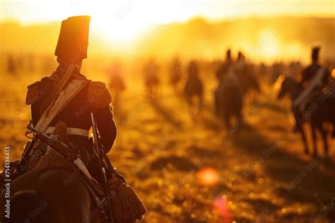 The Napoleonic Clash French And Prussian Forces Engage In Historic Warfare With Gallant Cavalry