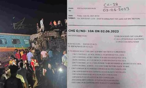 Trains Cancelled And Diverted Due To Coromandel Express Derailment Details