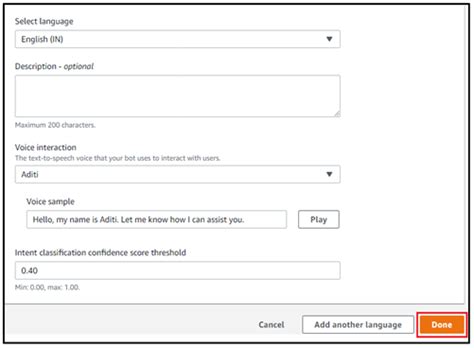 Step By Step Guide On Creating Voice Bot Using Amazon Lex V2 Console