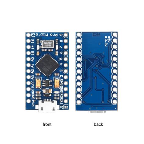 GetUSCart OSOYOO Pro Micro ATmega U V MHz Module Board With Row Pin Header Replace With
