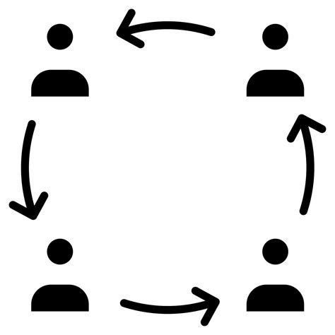 Workflow Coordination Icon Line Illustration 42897256 Vector Art At