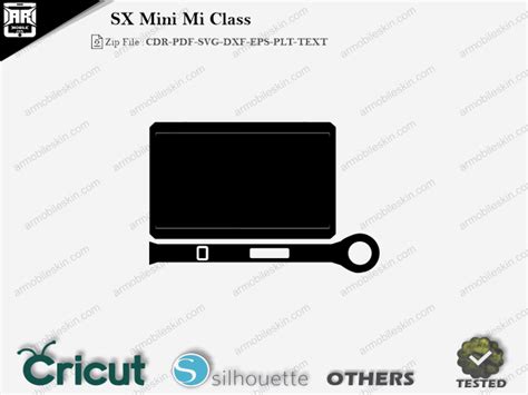 Sx Mini Mi Class Skin Template Vector Armobileskin