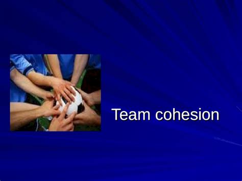 PPT Team Cohesion DOKUMEN TIPS