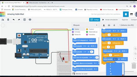 programación de semáforo en arduino por bloques youtube