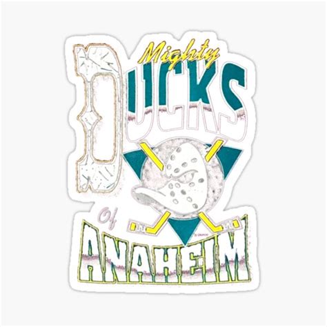Mighty Ducks Sticker For Sale By Kataranxwv Redbubble