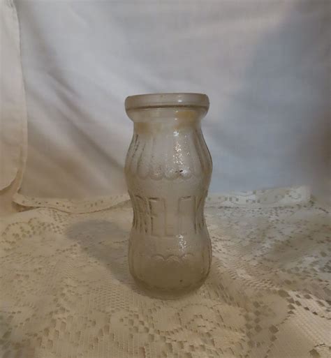 Vintage Bireleys Soda Pop Bottle Textured Glass Bottle Advertising