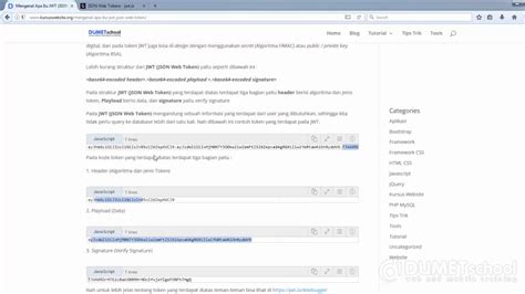 Mengenal Apa Itu Jwt Json Web Token Youtube