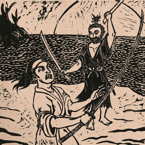 Miyamoto Musashi vs Sasaki Kojiro Miyamoto musashi Sasaki kojirō Art