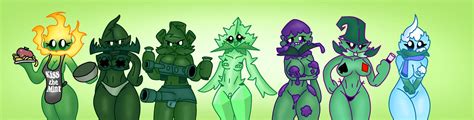 Rule 34 1futa 1girls Ahzucar Ail Mint Pvz Anthro Anthrofied Ass Balls Breasts Contain Mint