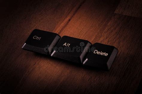 Keyboard Keys Ctrl Alt Del Stock Image Image Of Background Keyboard