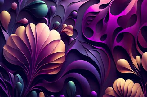 Premium Photo Horizontal Artistic Colorful Abstract Wave Background