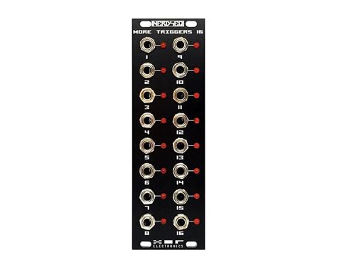 XOR Electronics NerdSEQ More Triggers 16 Black Reverb