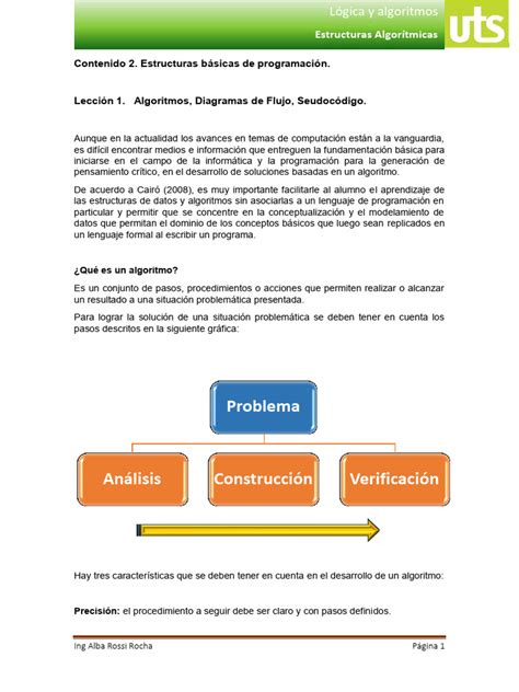Contenidos Estructuras Algoritmicas De Programación Pdf Algoritmos
