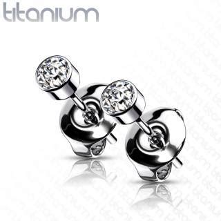Boucle D Oreille En Titane Pour Homme