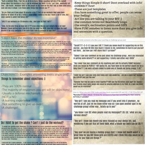 Cringe “scripts” For Beachbody R Antimlm