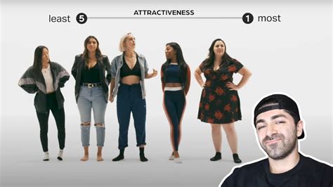 Reacting To Ranking Women By Attractiveness 5 Guys Vs 5 Girls Youtube
