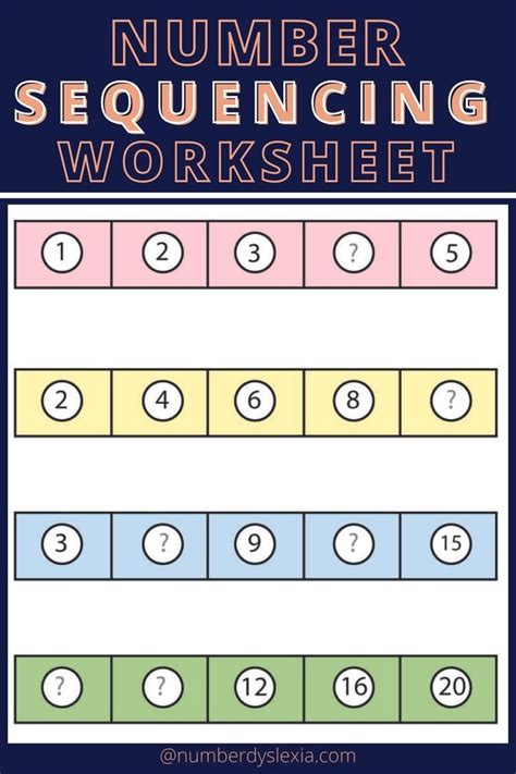 number sequencing worksheets sequencing worksheets free printable