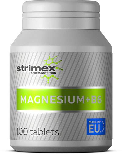 Магний+ B6 500мг Strimex 100 таблеток. Пр-во Германия - купить с ...