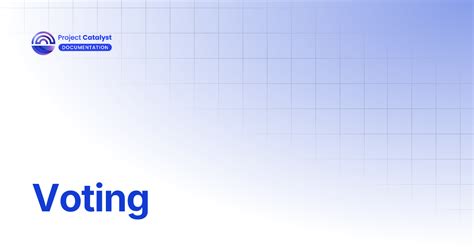 Voting Project Catalyst Knowledge Base
