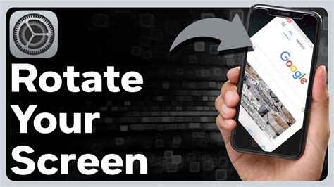 How To Rotate Iphone Screen Youtube