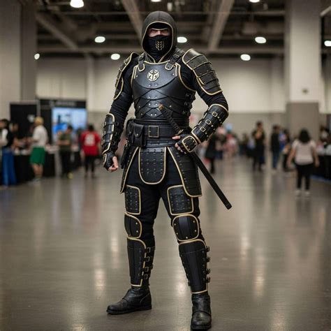 Genuine Leather Samurai Ninja Armor Larp Cosplay Anime Outfit Etsy Uk