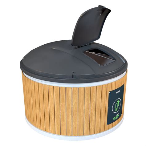 Molok Animated Recycling Garbage Container 3d Model For Vray