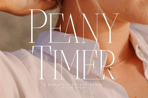 Peany Timer Font Free Font
