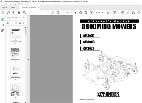 John Deere Frontier Grooming Mower Parts Diagram Guide