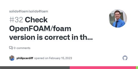 check openfoam foam version is correct in the allwmake script · issue