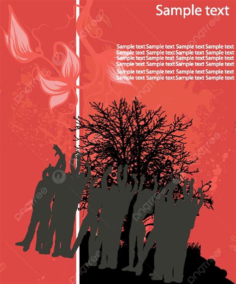 Vector Illustration Tree Floral Frame Template Download On Pngtree