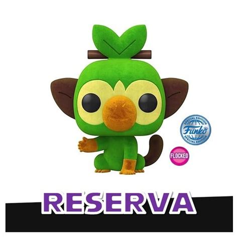 RESERVA Funko Pop Grookey Flocked Special Edition Pokemon