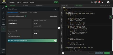 160daysofproblemsolving Gfg160 Geekstreak2024 Satyam Jaiswal