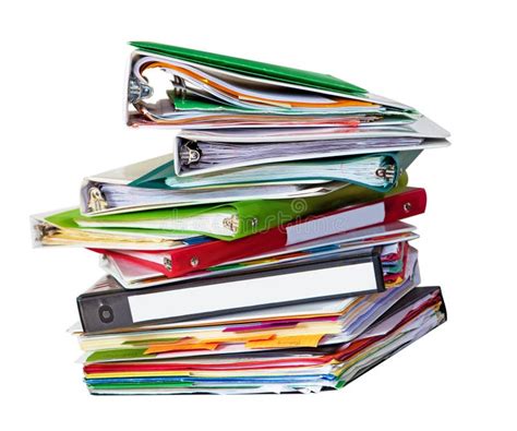 Old Files Stack Stock Image Image Of Colorful Correspondence 12345111