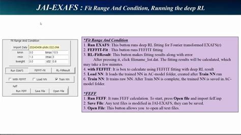 3 Englishsimple And Easy Exafs Analysis Using Jai Exafs Youtube