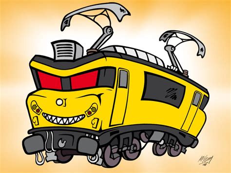 The Evil Train By Thompart On Deviantart