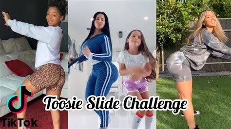 Toosie Slide Tiktok Challenge Drake Dance Compilation Youtube