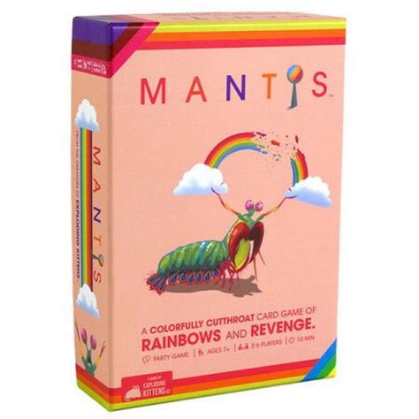Exploding Kittens Mantis Card Game And Comic Book Redticket