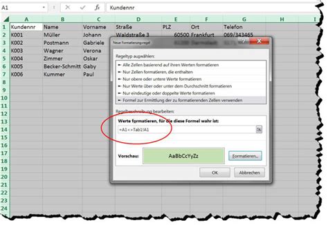 Excel Tabellen Vergleichen Pcs Campus
