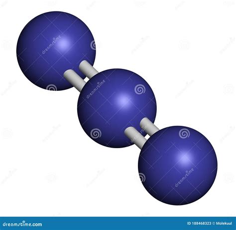 Azide Anion Chemical Structure Azide Salts Are Used In Detonators And
