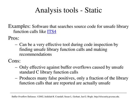 buffer overflow defenses ppt download