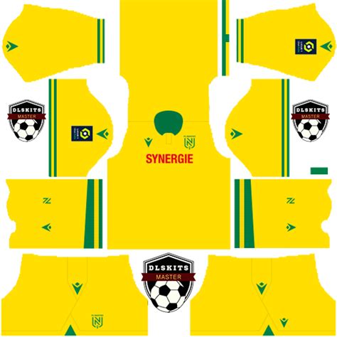 FC Nantes DLS Kits 2024 Dream League Soccer Kits DLSKitsMaster