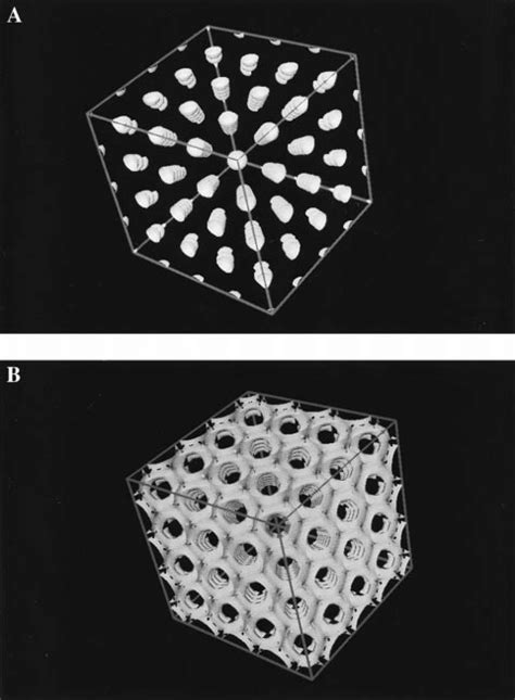 3d Turing Bcc Pattern Obtained By Numerically Integrating The