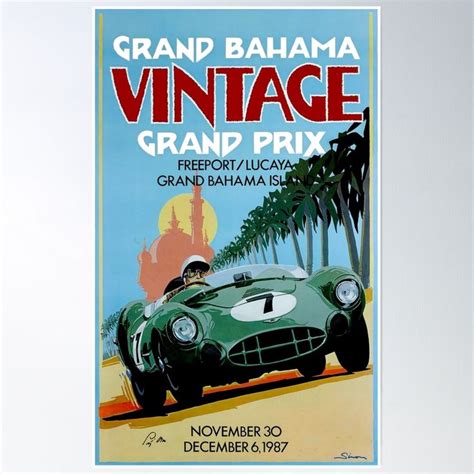 Grand Bahama Vintage Grand Prix Auto Prints Poster