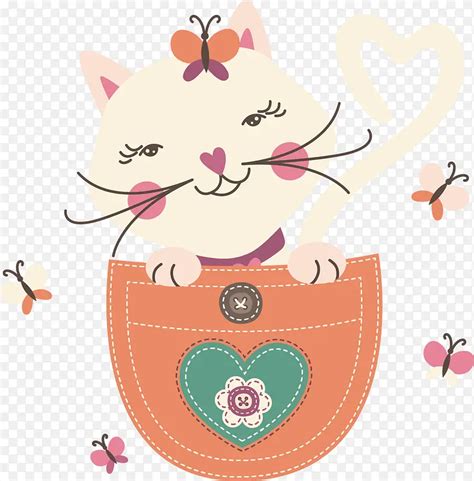 矢量手绘卡通可爱猫PNG图片素材下载 图片编号qbbxxdba 免抠素材网