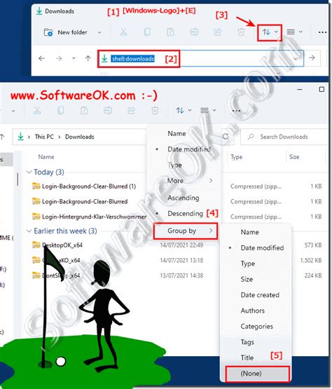 Windows 11 File Explorer Disable Group By
