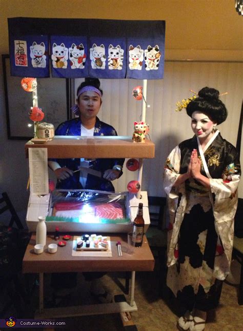 Sushi Bar Couples Halloween Costume How To Instructions