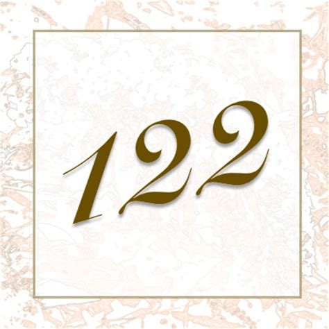 Number 122 Meaning