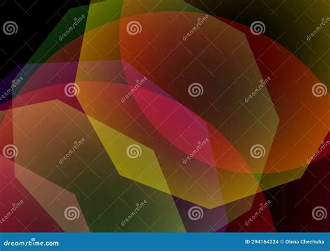 Intersecting Glowing Laser Security Beams On A Dark Background Vector