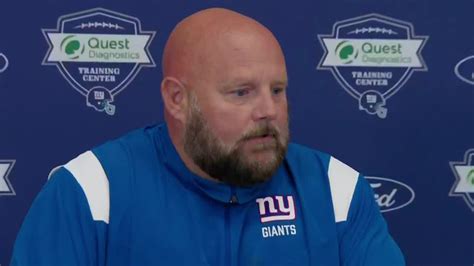 New York Giants Head Coach Brian Daboll Shares I Anticipate All Of Our