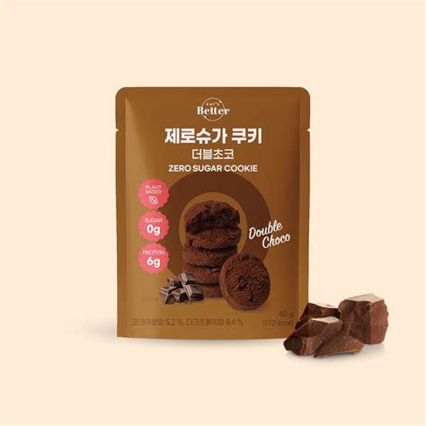 제로슈가 더블초코 쿠키 40g 1박스30개입